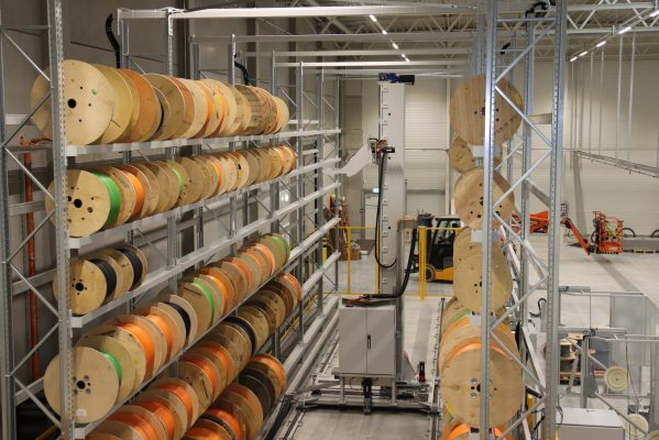 Ramatech: Vollautomatisches Kabeltrommellager RAMA LA 05/06